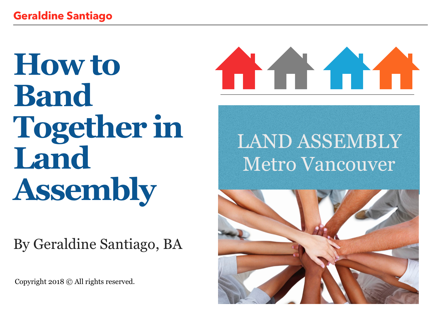 Land assembly book: How to Band Together in Land Assembly
